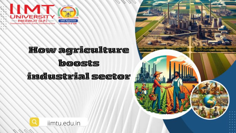 Agriculture Boosts the Industrial Sector: Economic growth - IIMT ...