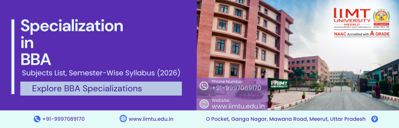 Specialization in BBA-Subjects List, Semester-Wise Syllabus(2026)